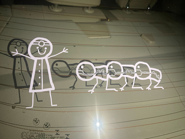 Human Centipede Sticker Amazon.com: Funny Bumper Sticker You Will Be